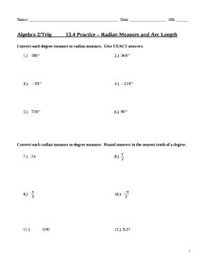 How To Convert Degrees Into Inches Or MillimetersSciencing Doc Template PdfFiller