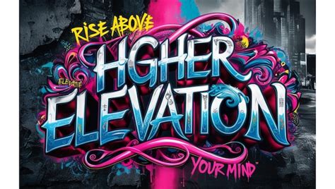 A Poster For Higher Elevation Above The Text Below Premium Ai