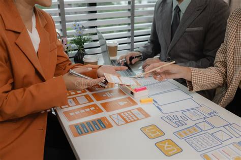 Process Of Creating An Interface For A Mobile App User Interface And