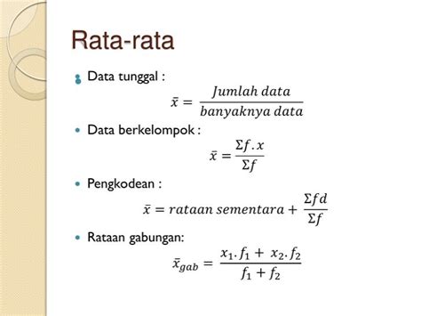 Rumus Statistika