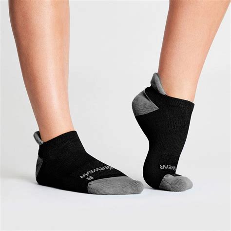 Anti Blister Running Sock Low Blackgrey