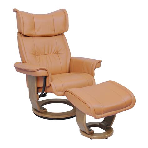 Starline Designs Llc Scandinavian European Styled Recliner Ottoman
