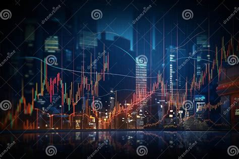 Vividly Dynamic Visualizing Evolving Business And Stock Market Trends Artistically Stock