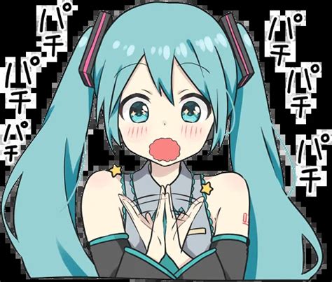 Telegram Sticker From Hatsune Miku Pom Ver Pack