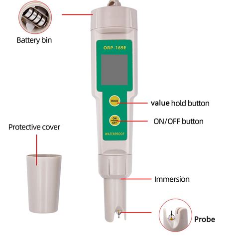 Orp169e Orp Meter Oxidation Reduction Potential Te Grandado