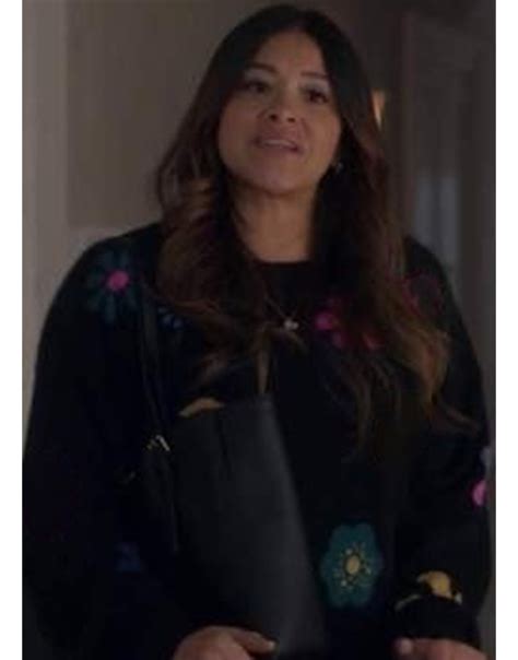 Not Dead Yet 2023 Gina Rodriguez Floral Sweater Nell Serrano Sweater