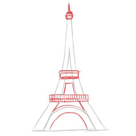 How to Draw the Eiffel Tower Easy Directions for Beginners Torre eiffel Cómo dibujar