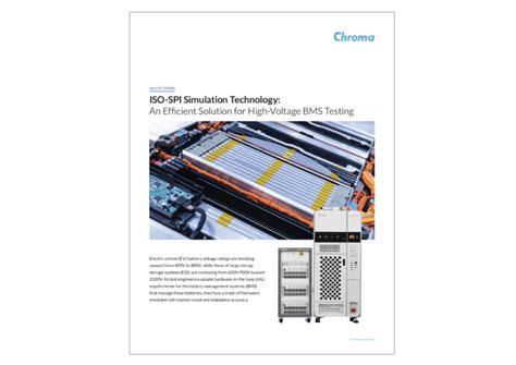 Charged Evs Download The Guide To High Voltage Bms Testing With Iso
