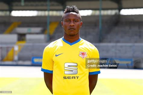 Suleiman Abdullahi Poses During The Official Team Presentation Of
