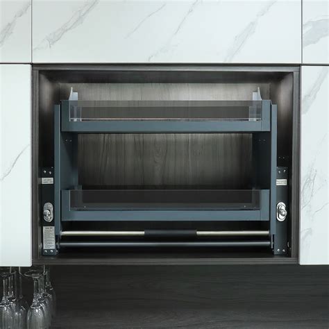 Kitchen Accessories Storage Solution Glass Elevator Basketchina