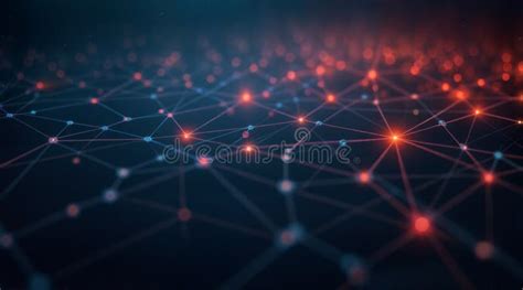 Exploring The Interconnected Web Of Digital Networks And Data Visualization In A Futuristic