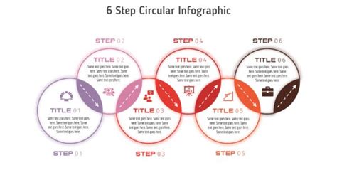 63 powerpoint 6 step circular infographic powerup with powerpoint