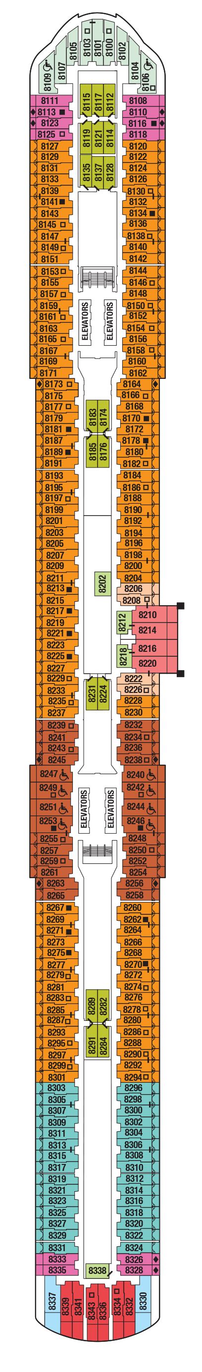 Celebrity Xcel Deck Plans Planet Cruise