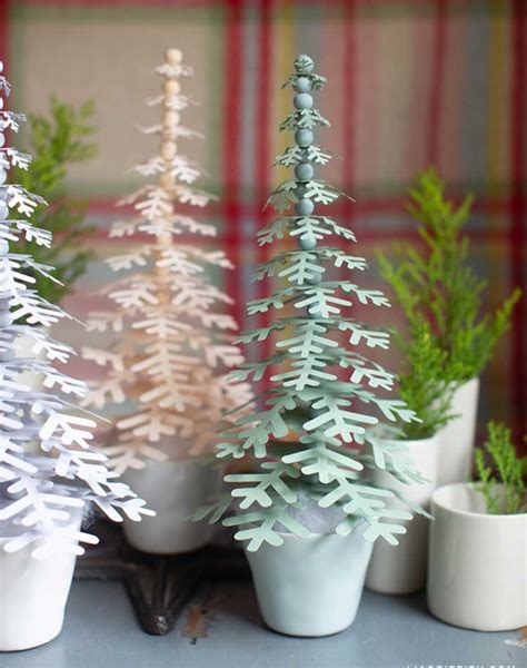 Decoración Fácil 9 Diy Para Crear Mini árboles De Navidad