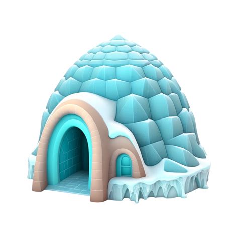 Ice Blue Igloo Clip Art White Transparent 22153690 PNG