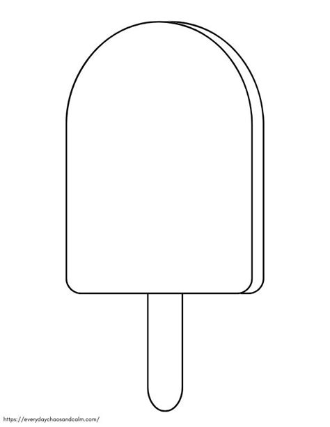 Free Printable Popsicle Template Templates Printable Free Summer Preschool Crafts Preschool