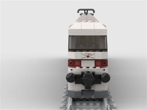 Lego Moc Intercity Train By Zpc Rebrickable Build With Lego
