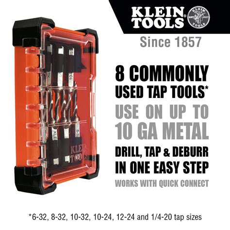 32217 Klein Tools Drill Tap Tool Kit 8pc
