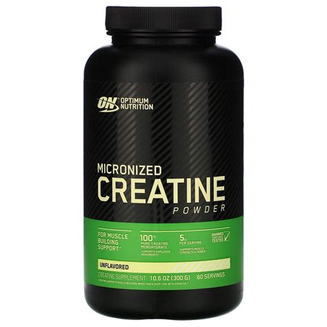 Creatine Powder Optimum Nutrition Crecimiento Y Desarrollo Muscular