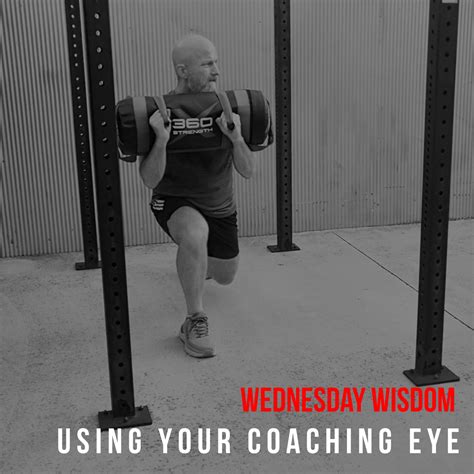Wednesday Wisdom Using Your Coaching Eye Functional Training Institute