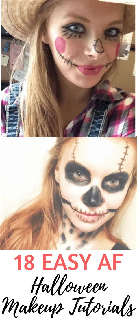 18 Easy Af Halloween Makeup Tutorials Casey La Vie