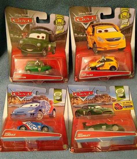 New Mattel Disney Pixar Cars Wgp And Pit Crew Lot Of Four Die Cast