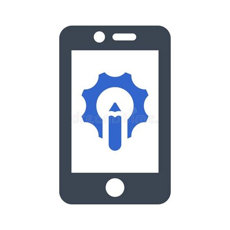 Mobile App Design Icon Stock Vector Illustration Of Edit 279721820