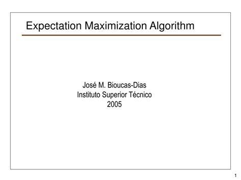 Ppt Expectation Maximization Algorithm Powerpoint Presentation Free Download Id4837456