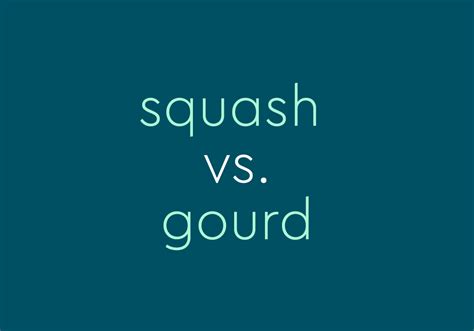 Squash Vs Gourd What S The Difference Dictionary Com