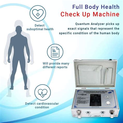 Quantum Machine Analyzer Table Size Type For Full Body Health Check Up