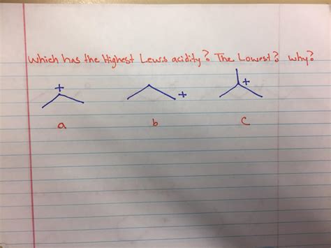 Which Has The Highest Lewis Acidity Rchemhelp