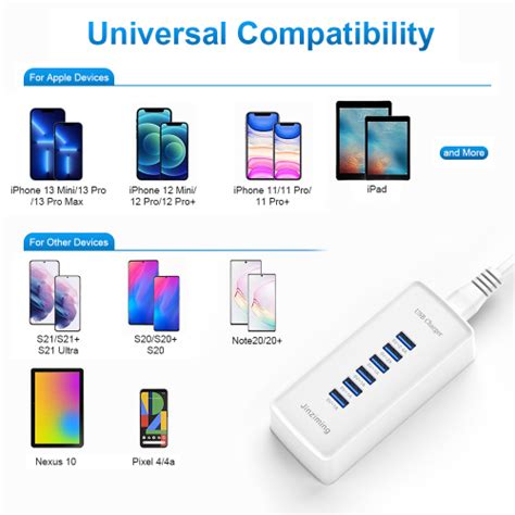 Usb 충전기 6포트 데스크탑 Usb 충전 스테이션 의 고품질 Usb 충전기 6포트 데스크탑 Usb 충전 스테이션