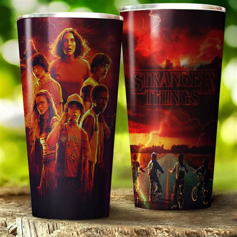 Stranger Things Tv Series Insulated Stainless Steel Tumbler 20oz 30o