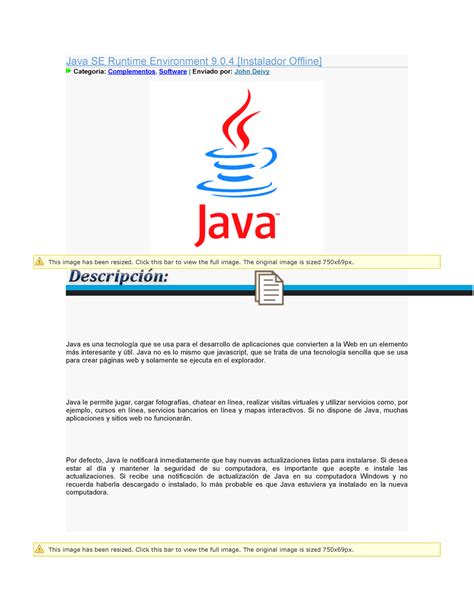 Java SE Runtime Environment Instalador Offline Java SE Runtime Environment