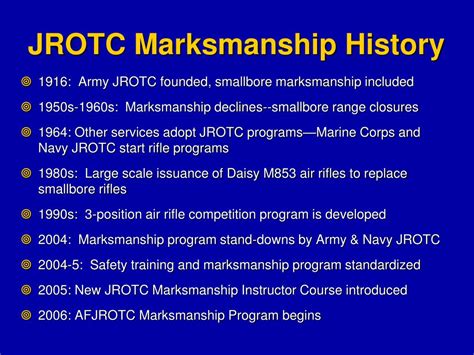 Ppt Jrotc Marksmanship Instructor Course Powerpoint Presentation