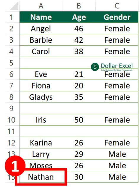 Excel Select Columns Rows To End Of Data 4 Ways Dollar Excel