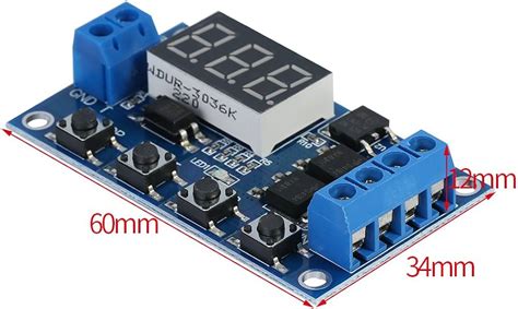 Thido Temporizador Digital Timer 12v Programable Arduino 41 Off