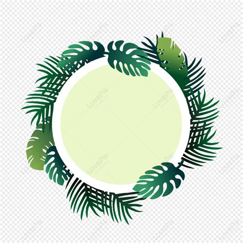 Cute Border Pattern Image Plant Border Border Material Summer Border