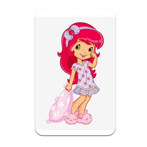 قیمت و خرید استیکر کارت پرمانه مدل سه بعدی طرح دختر توت فرنگی کد Pm3d3463