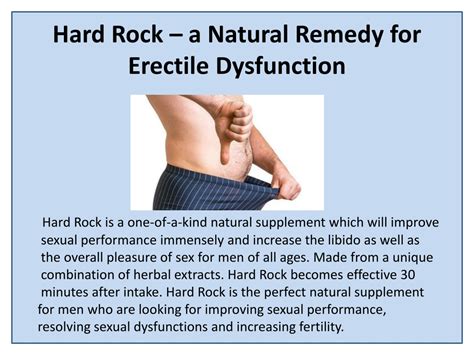 Ppt Hard Rock Capsule For Weak Erection Issues Powerpoint