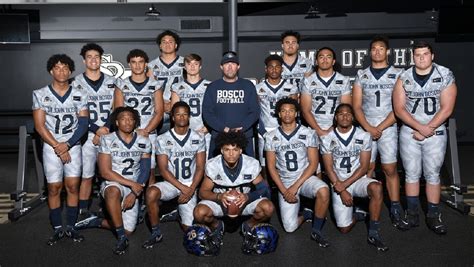 High School Football Players For Top Rated St John Bosco Enter Into