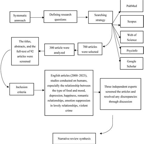 Schematic Diagrams Of The Steps Taken To Conduct This Narrative Review