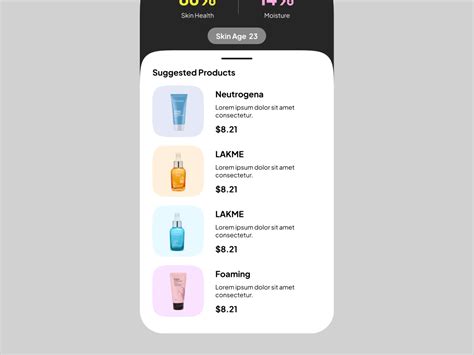 Skincare App Design Mobile App By Lazy Kar For Lazyinterface Ui Ux Team