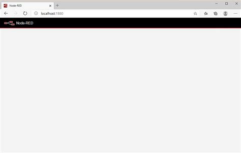 Node Red Started But With Empty Page General Node Red Forum