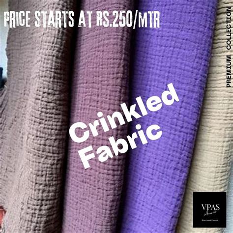 Crinkle Cotton Fabric At Rs 250meter In Ahmedabad Id 2854463056091