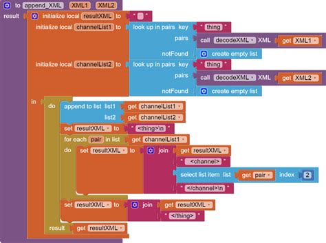 How Can I Merge Two Xml Strings Mit App Inventor Help Mit App Inventor Community