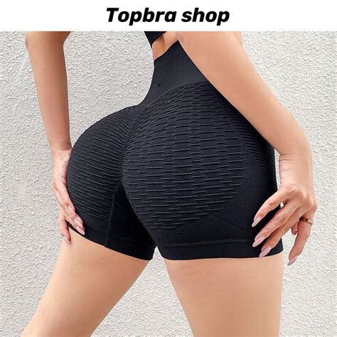 Topbrashop กางเกงโยคะ ออกกำลังกาย ผู้หญิง เอวสูง กีฬา ระบายอากาศ กางเกงยกสะโพก Adcda120 Topbra