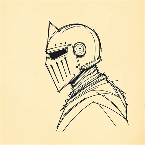 Medieval Knight Drawing