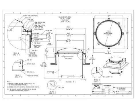 Curb Cap Open Ceiling Single Glazed Diffuser Dwg Thousands Of Free Cad Blocks