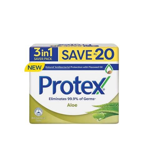 Protex Aloe 3 In 1 Saver Pack 130 Gm Lahore Basket
